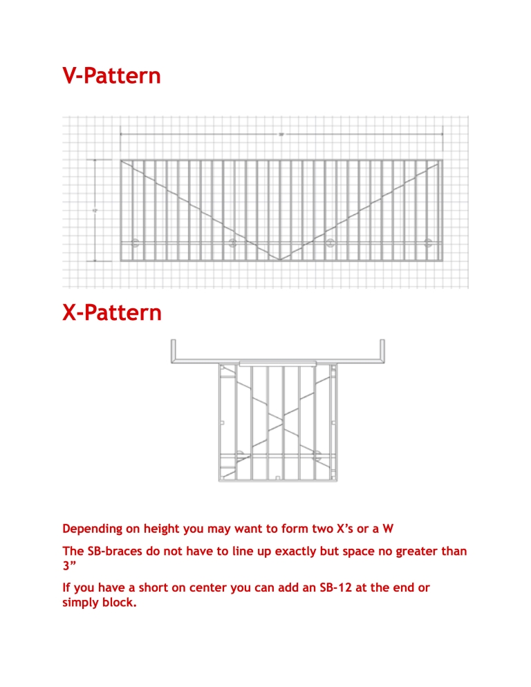SB-16 Sway Brace - Barefoot Decks - Denver Decks